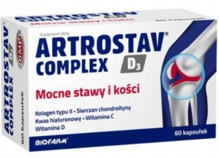 Biofarm, Artrostav Complex, D3 witamina D stawy Suplement diety, 60 ...