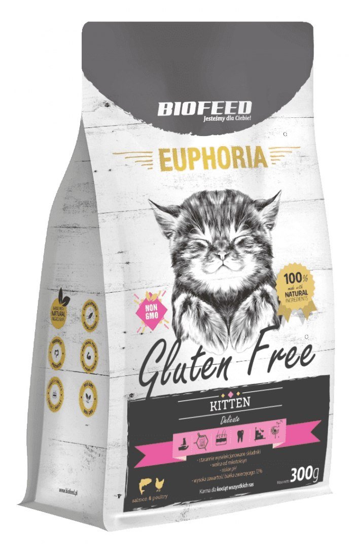 Biofeed Euphoria Kitten Gluten Free 300G - Biofeed | Sklep EMPIK.COM