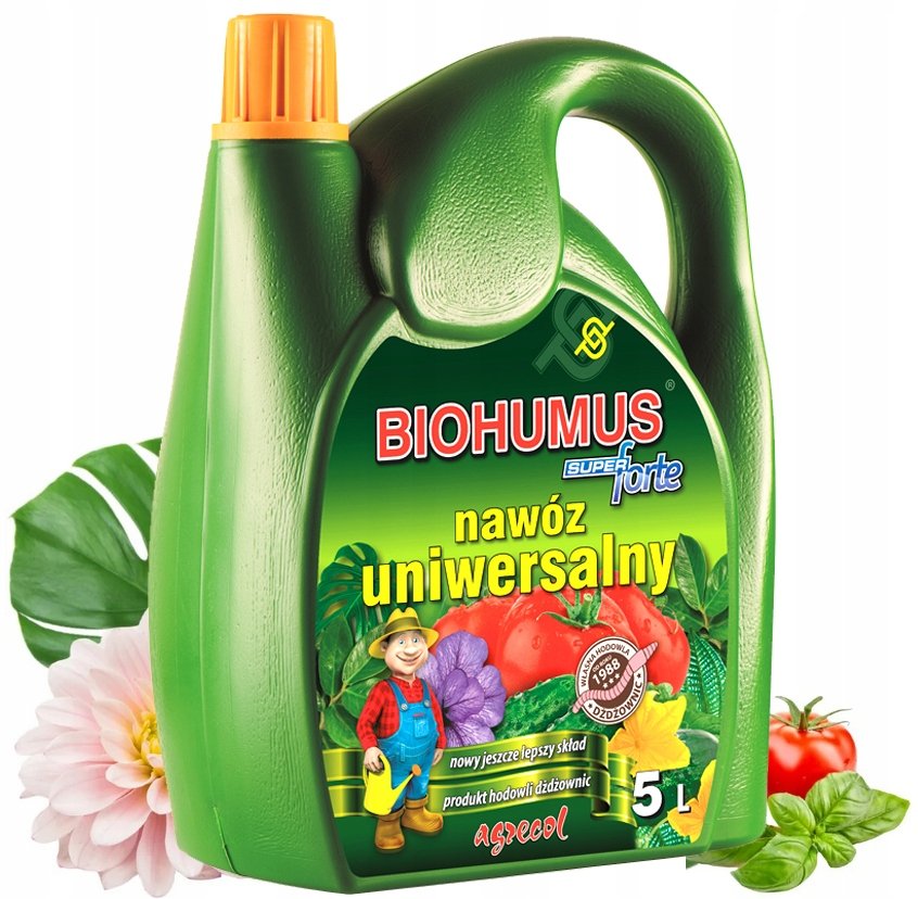 BIOHUMUS NAWÓZ UNIWERSALNY NATURALNY SUPER FORTE ORGANICZNY EKO AGRECOL ...