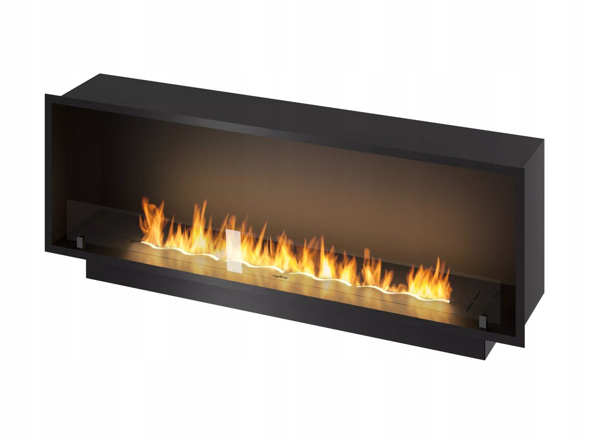 Biokominek do zabudowy INFIRE INSIDE BLACK 1500 SLIM LINE - InFire | Sklep EMPIK.COM