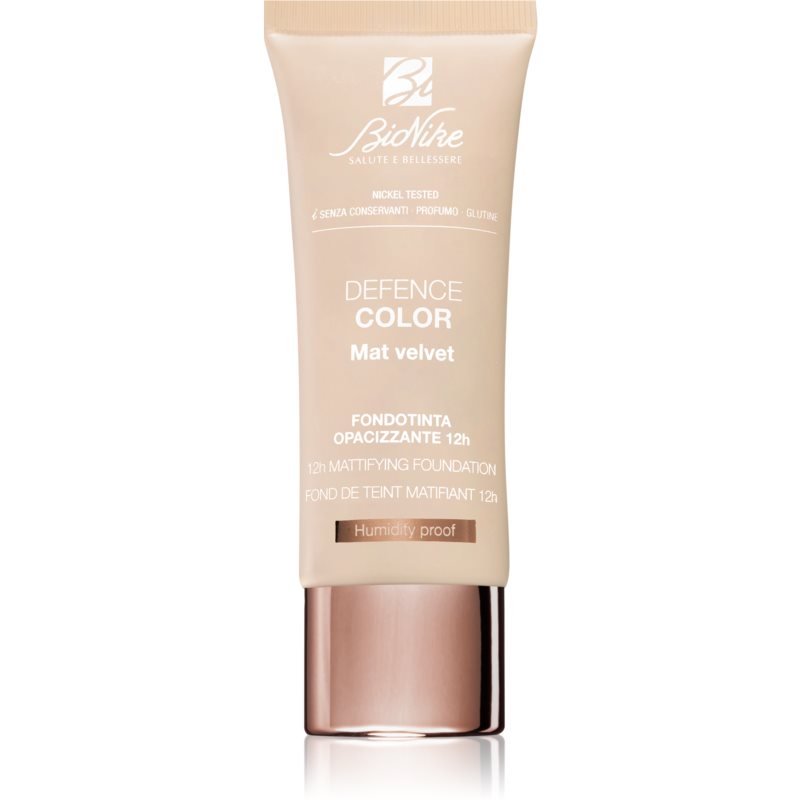 BioNike Color Mat Velvet długotrwały podkład matujący odcień 402 creme ...