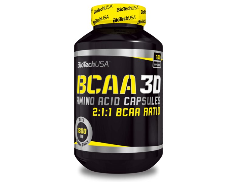 BIOTECH, BCAA 3D, 180 kapsułek - BioTech | Sport Sklep EMPIK.COM
