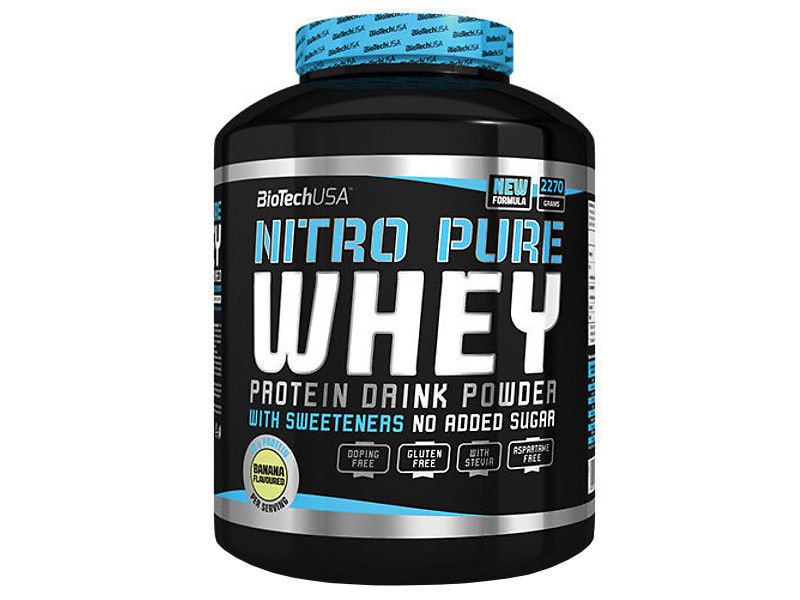 BioTech, Odżywka białkowa, Nitro Pure Whey, karmel-cappucino, 2270 g - BioTech | Sport Sklep ...
