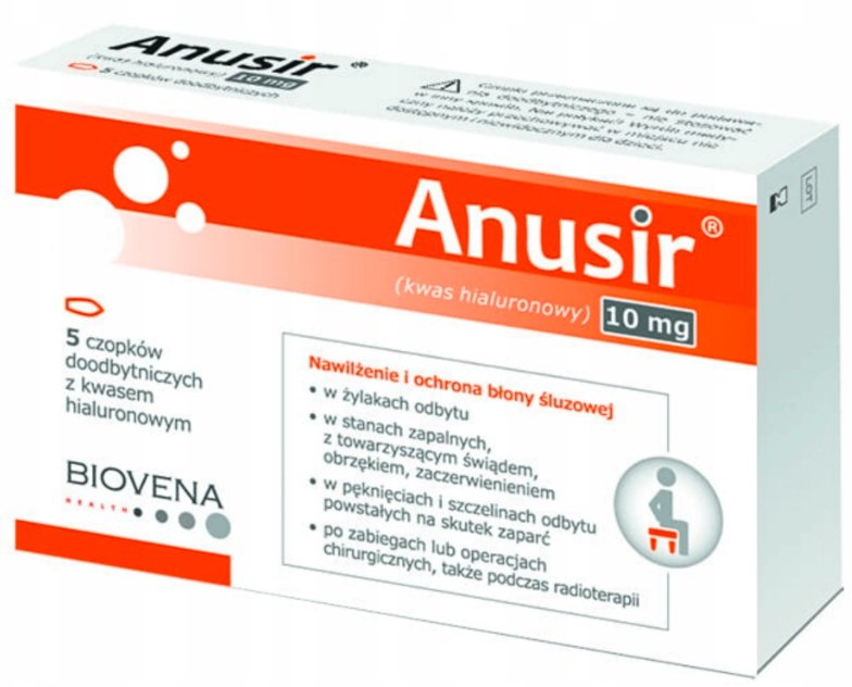 Biovena Anusir, Czopki na hemoroidy, 5 szt. | Sklep EMPIK.COM