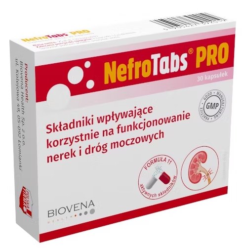 Biovena Health, Nefrotabs PRO, 30 kapsułek | Sklep EMPIK.COM