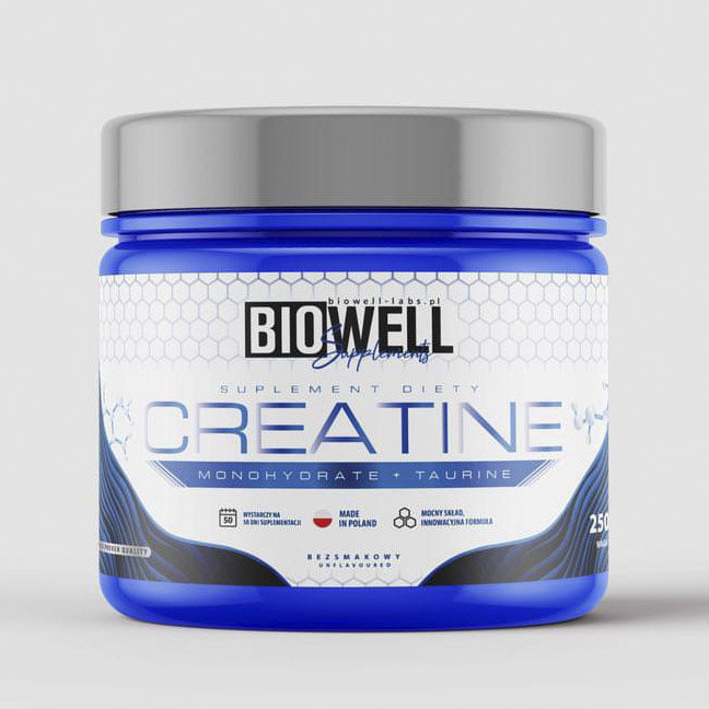 BioWell Creatine Monohydrate 250g - BioWell Labs | Sport Sklep EMPIK.COM