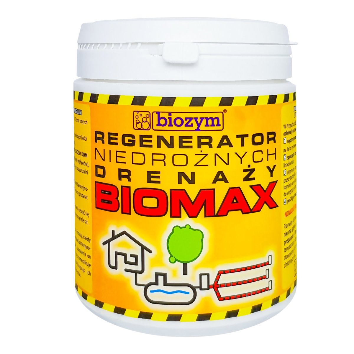 Biozym BIOMAX Drenaż Regenerator Odtłuszczacz 800g UDRAŻNIACZ DRENAŻU ...