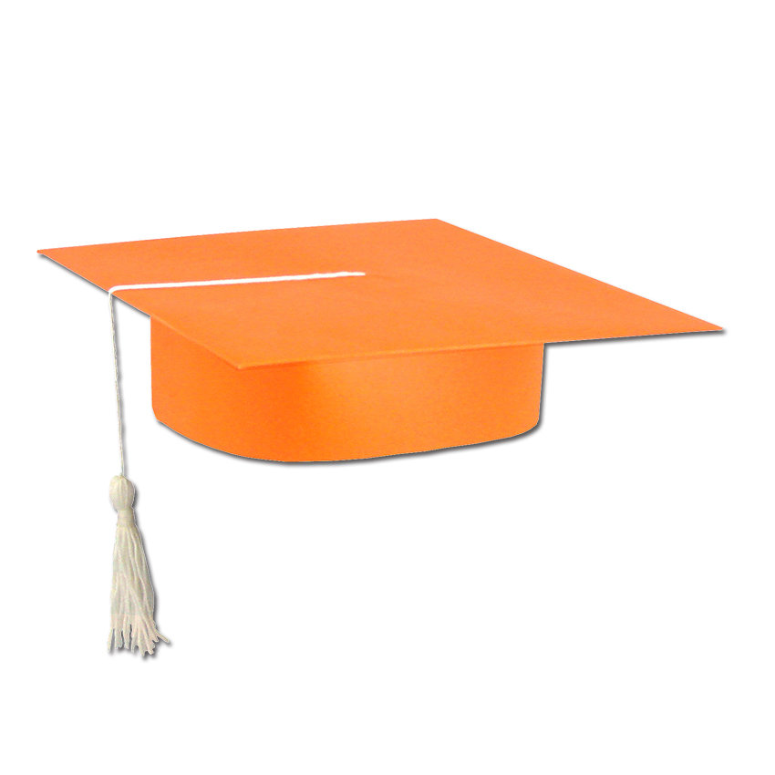 Biret dla dzieci pomarańczowy z gumką i chwostem - Biały Atrament ...