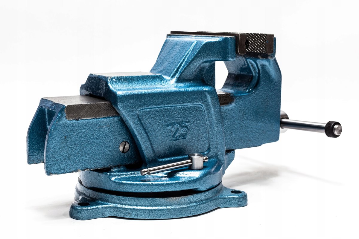 BISON BIAL Imadło ślusarskie obrotowe 1255-150 imadło stołowe 150 mm PL ...