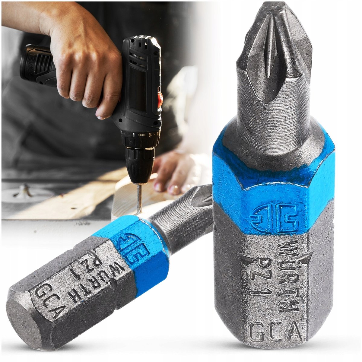 Bit Bity Do Wkrętarki PZ1 25mm Wurth Końcówki Bity Do Wkrętów ...