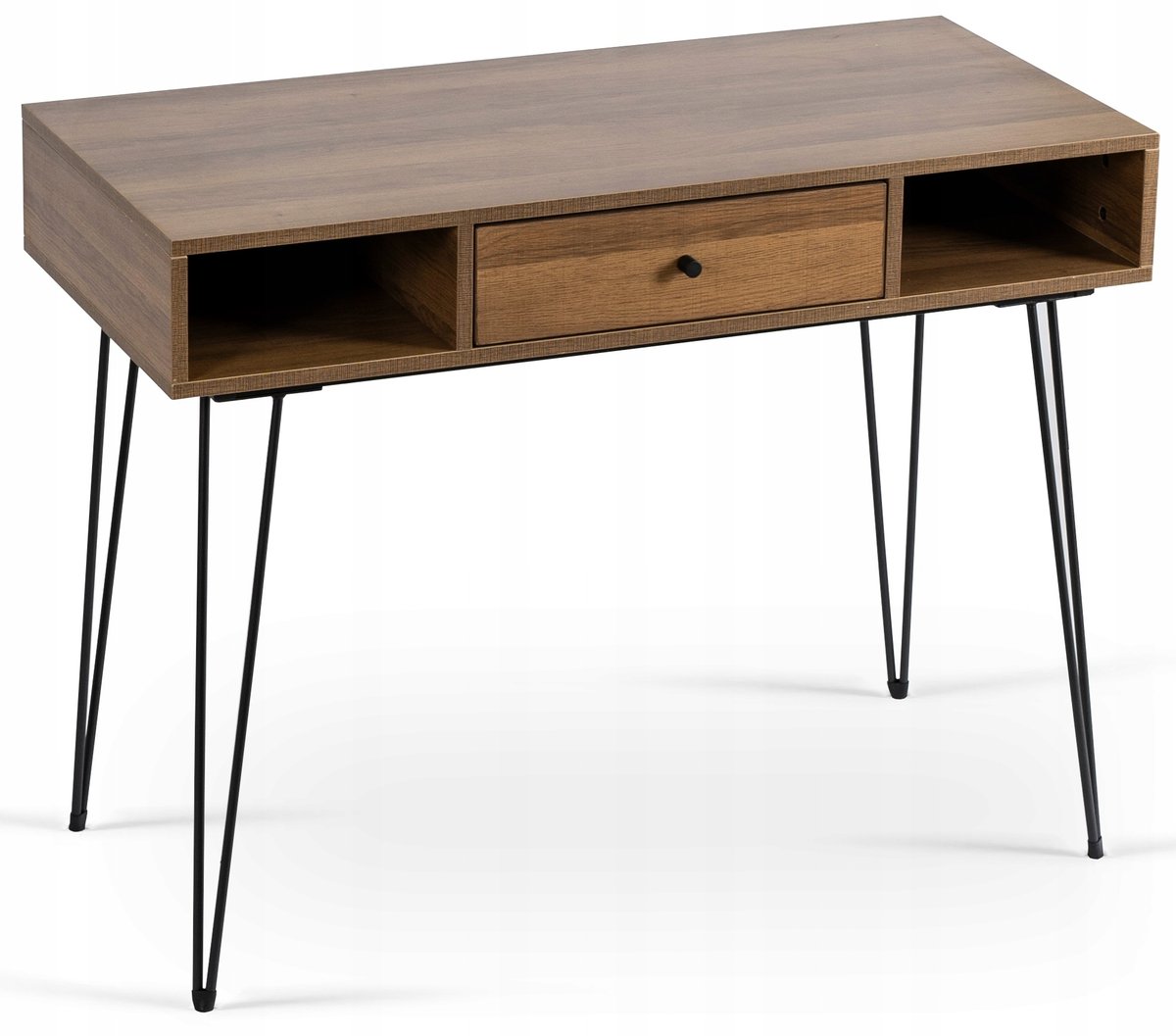 Biurko Loft Industrialne Biurowe Z Szufladą Prostokątne Dąb Orzech ...