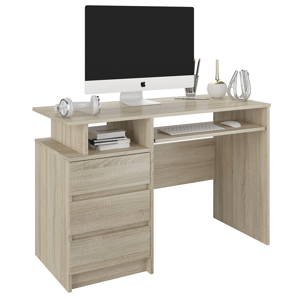 Biurko Prostokątny Mobene Modern 114 X 50 X 76 Cm Dąb Sonoma - Mobene ...