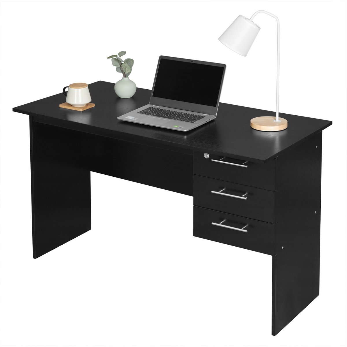 Biurko prostokątny Woltu Desk 120 x 60 x 75 cm czarny - Woltu | Sklep ...