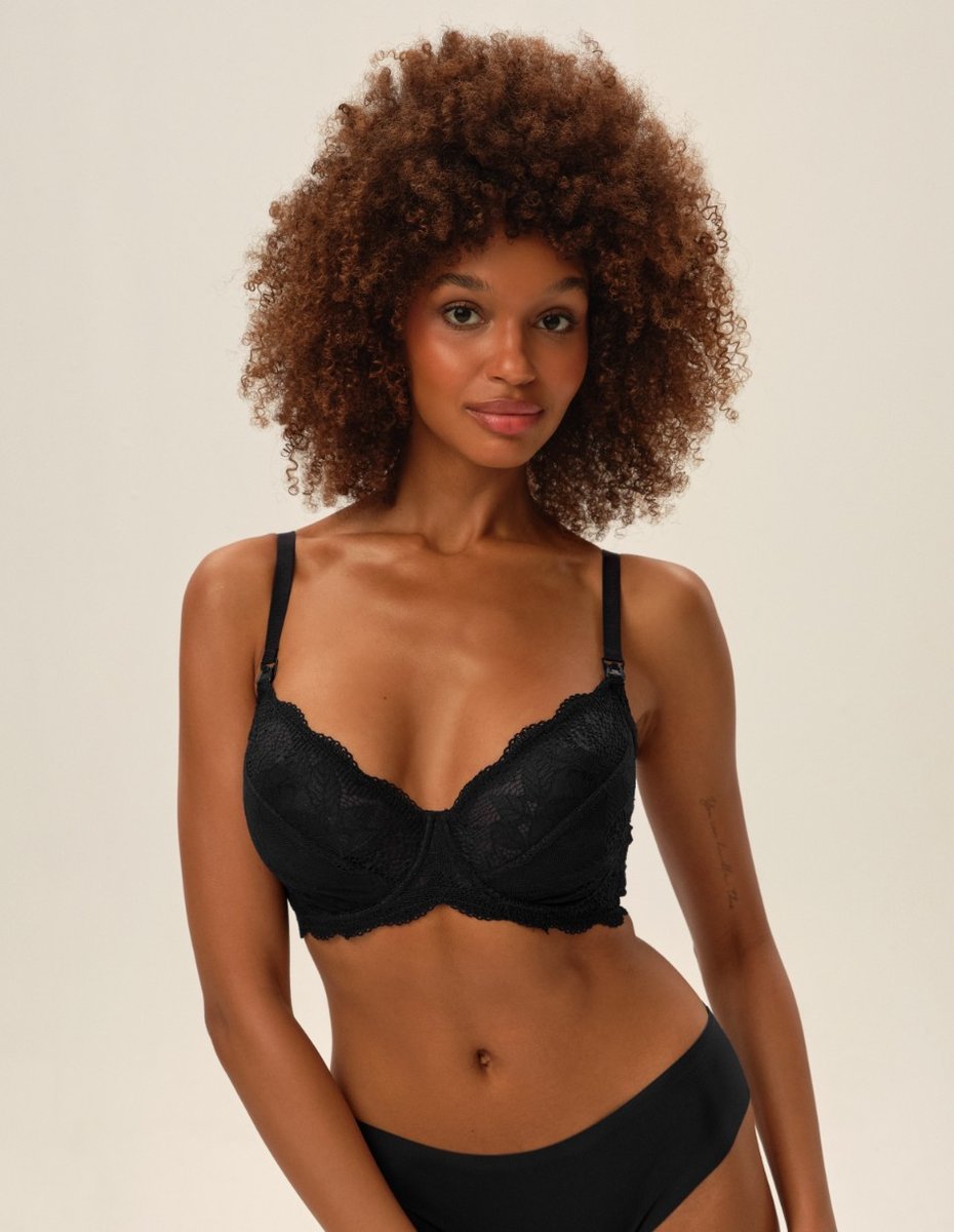 Biustonosz do karmienia Entri - czarny 75D - Esotiq | Moda Sklep EMPIK.COM