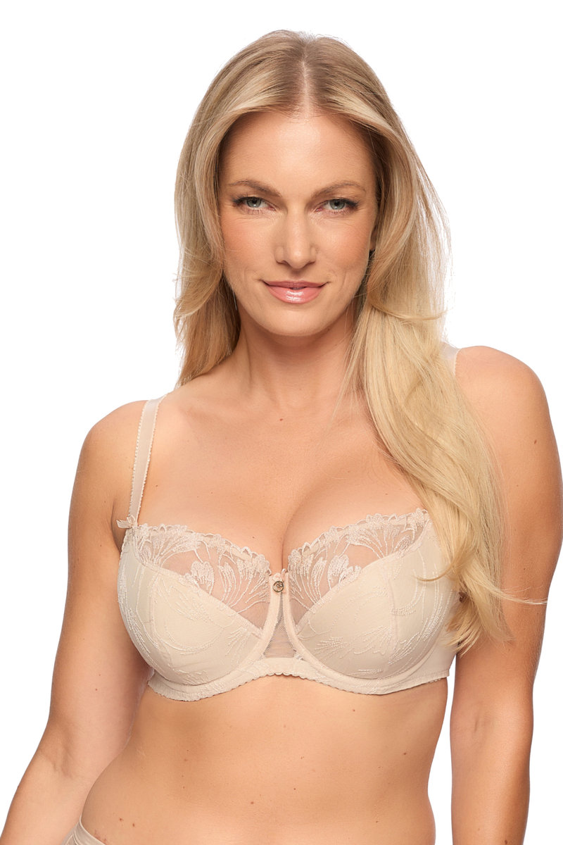Biustonosz GAIA Semi-Soft Paris 1302 półusztywniany beżowy 65G - GAIA | Moda Sklep EMPIK.COM