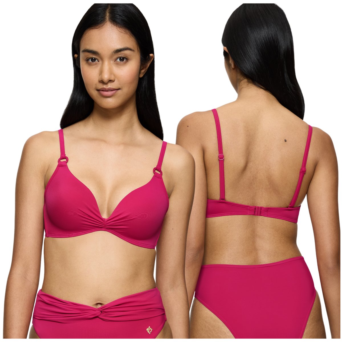 Biustonosz kąpielowy Triumph SUMMER Mix & Match P 01 sd Malinowy - 36 D - Triumph | Moda Sklep ...