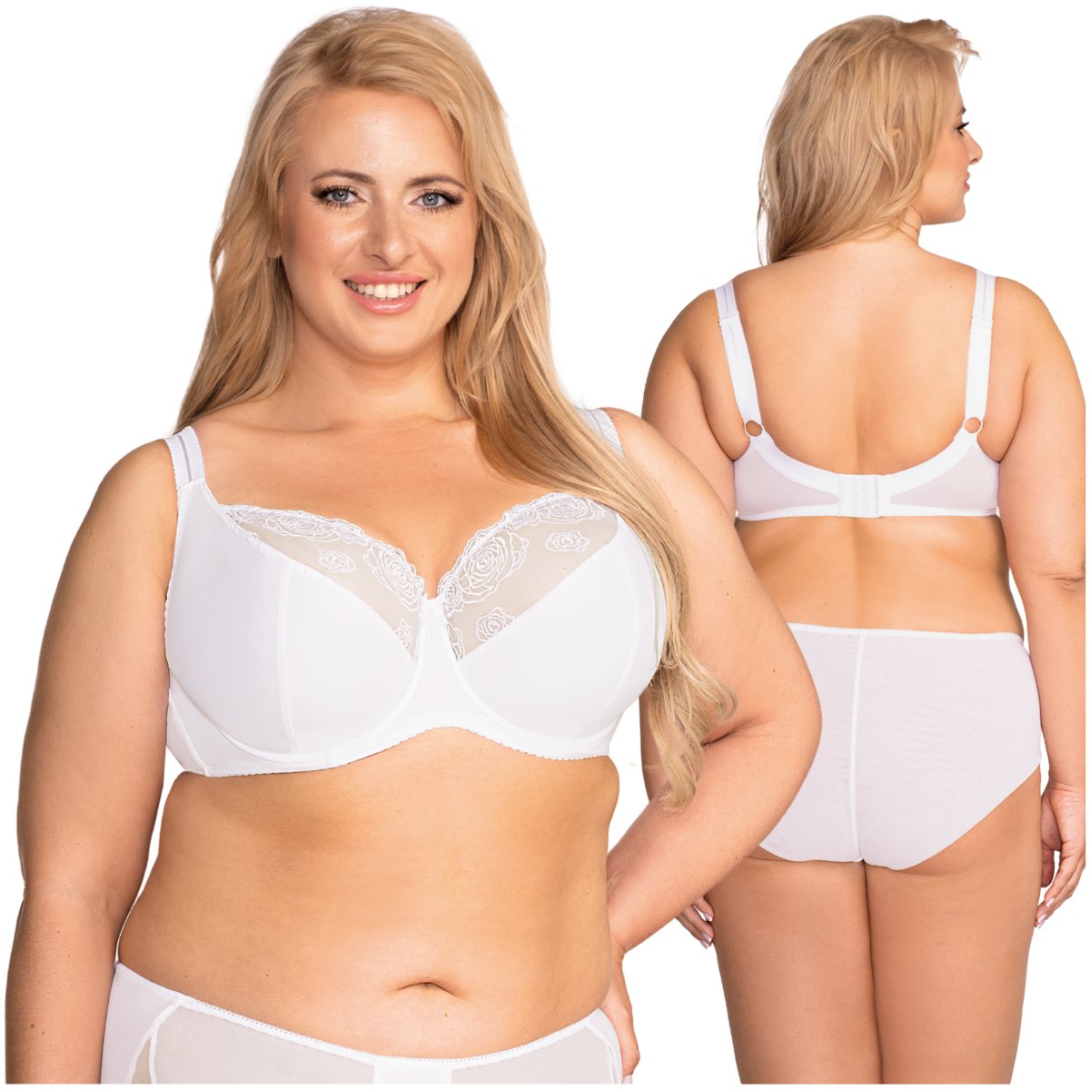 Biustonosz Nessa EVITA soft biały - 100D - Nessa | Moda Sklep EMPIK.COM