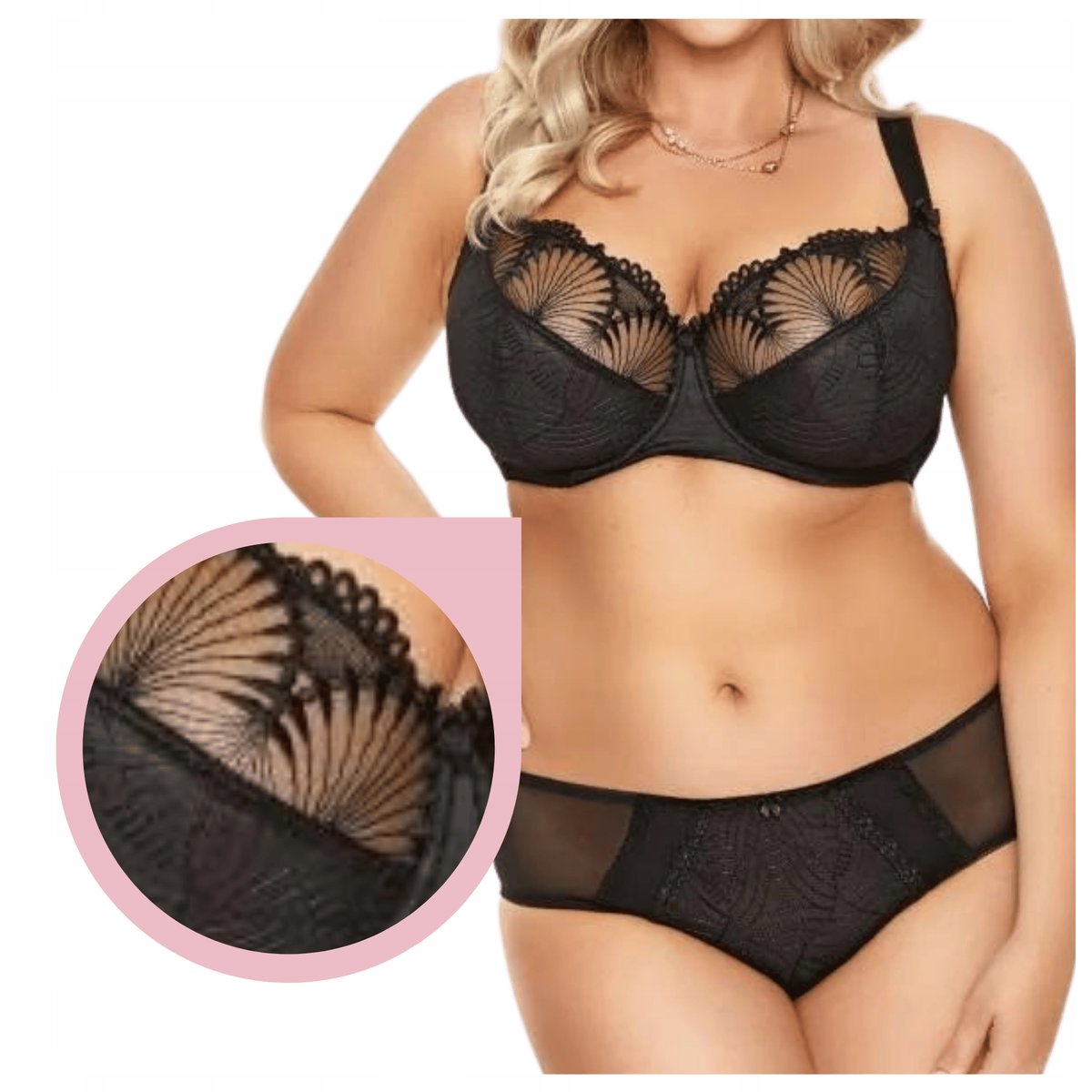 Biustonosz Nessa Selena soft czarny - 70H - Nessa | Moda Sklep EMPIK.COM