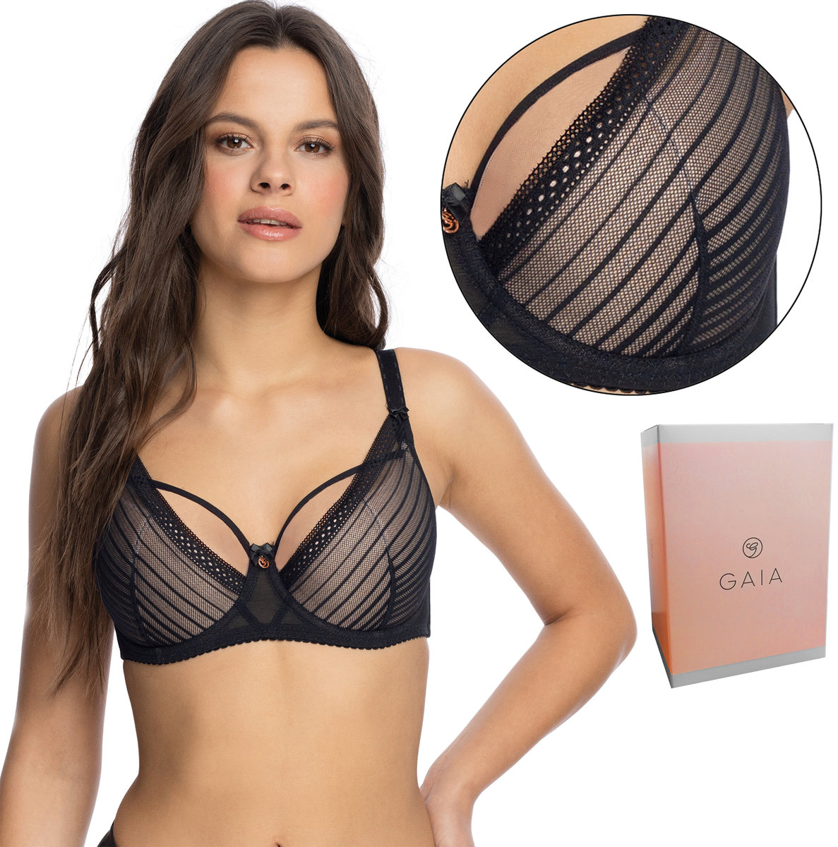 Biustonosz Półusztywniany Gaia 1136 Tetyda, 75D - GAIA | Moda Sklep EMPIK.COM