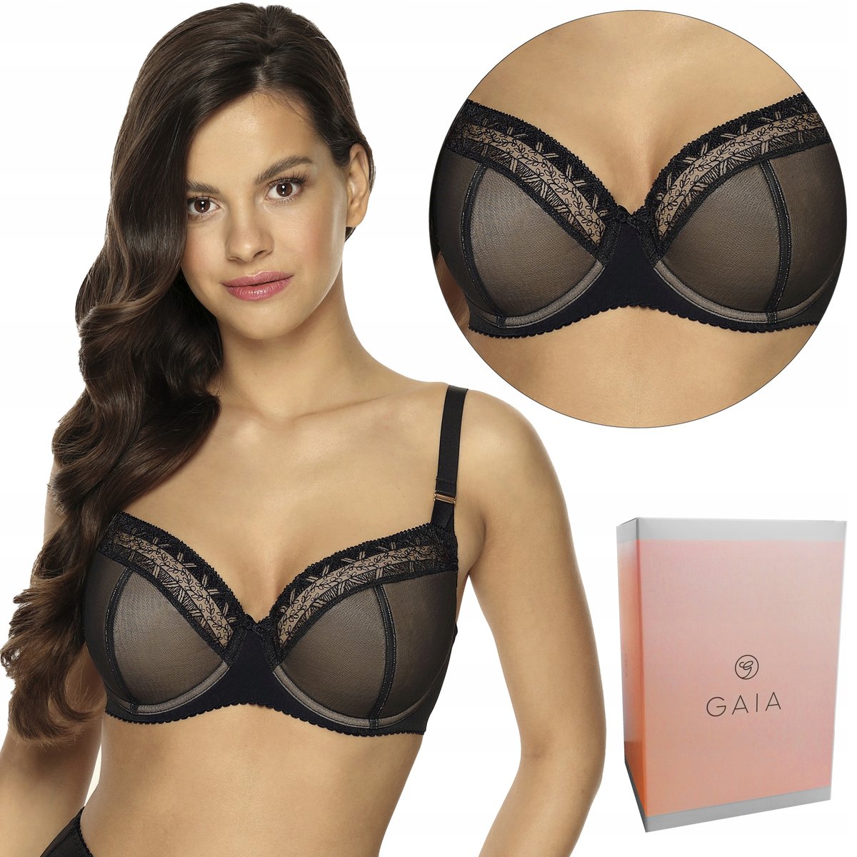 Biustonosz Półusztywniany Gaia 990 Philippa, 80D - GAIA | Moda Sklep EMPIK.COM