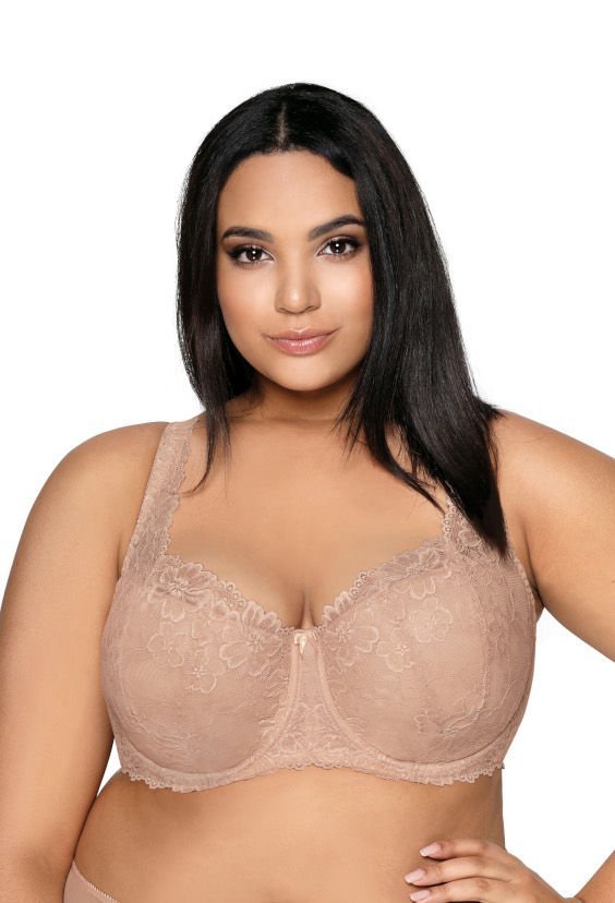 Biustonosz usztywniany beż Carmela Big M-053/22 -90F - MAT Lingerie | Moda Sklep EMPIK.COM