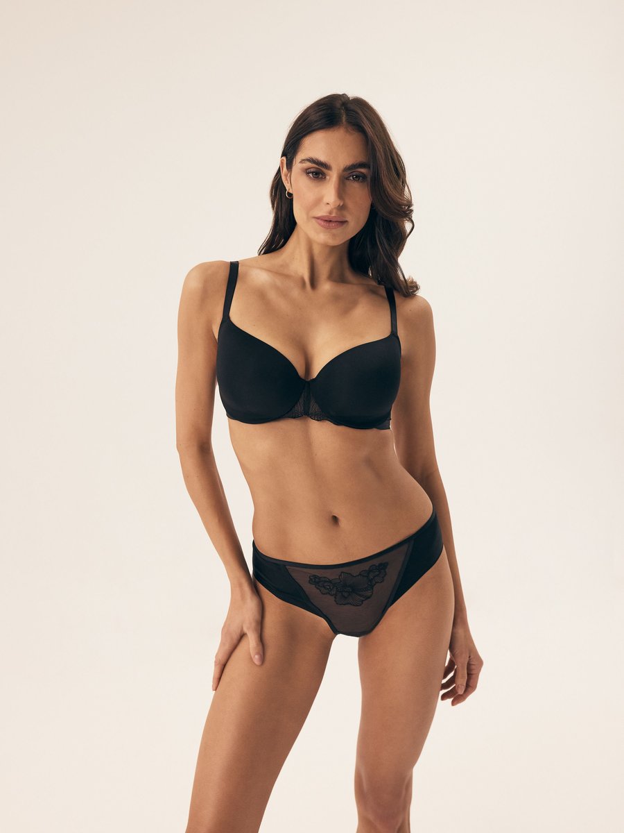 Biustonosz usztywniany Bluey Esotiq | czarny 95C - Esotiq | Moda Sklep EMPIK.COM