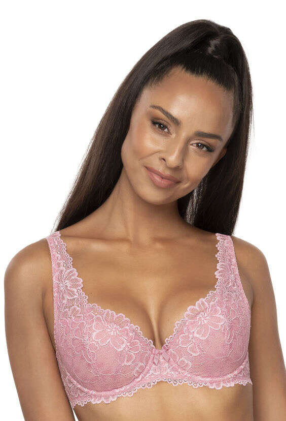 Biustonosz usztywniany róż 2 Carmela M-053/22-75B - MAT Lingerie | Moda Sklep EMPIK.COM