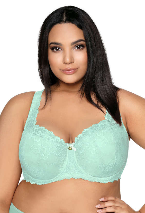 Biustonosz usztywniany seledyn Carmela Big M-053/22-75I - MAT Lingerie | Moda Sklep EMPIK.COM