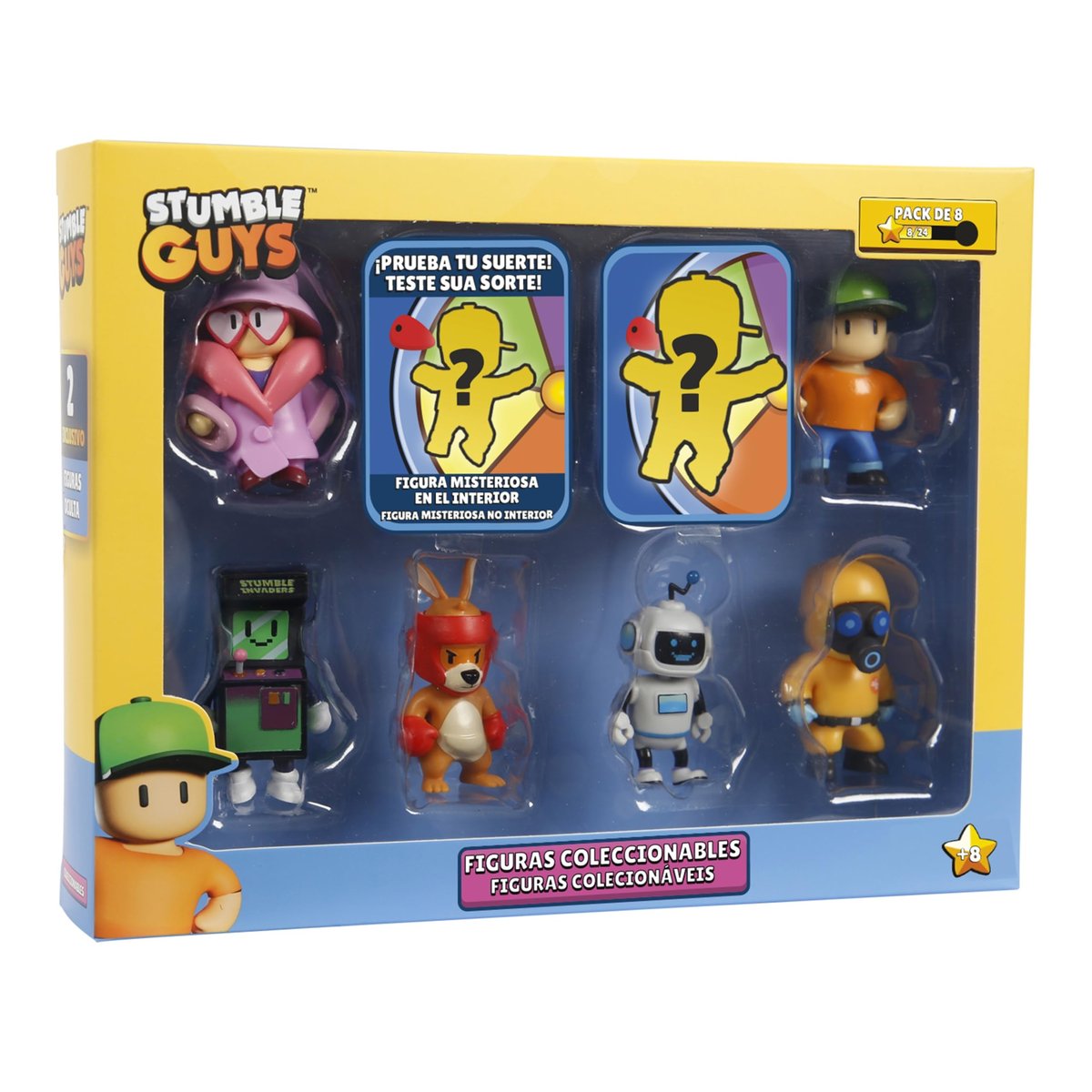 Bizak Stumble Guys Pack 8 figurek akcji Boxing Roo + Mr Stumble ...