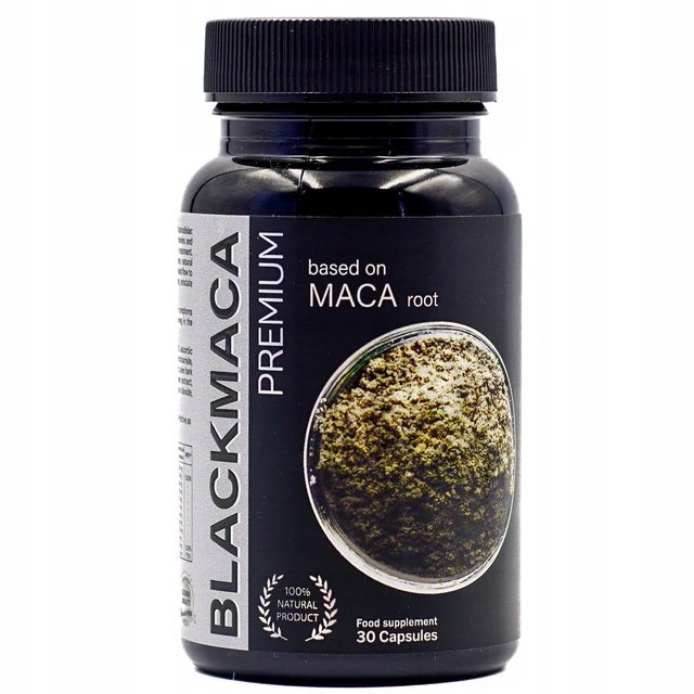 BLACK MACA PREMIUM Czarna peruwiańska maca + Tribulus terrestris | 30 ...