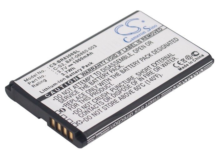 Blackberry Curve 8300 / ACC-10477-001 1000mAh 3.70Wh Li-Ion 3.7V ...