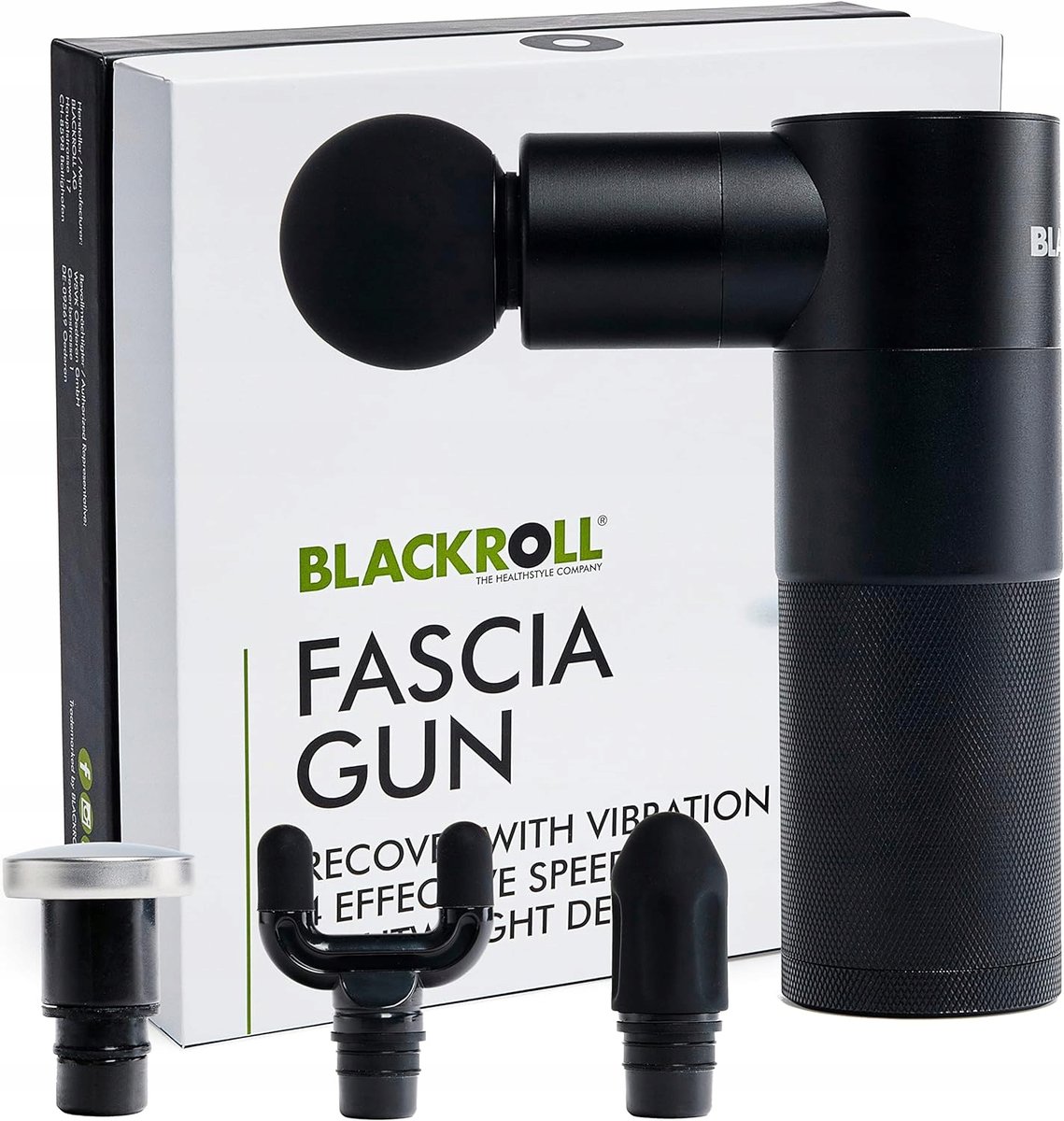 BLACKROLL FASCIA GUN A002840 pistolet do masażu USB C 4 nasadki | Sklep ...