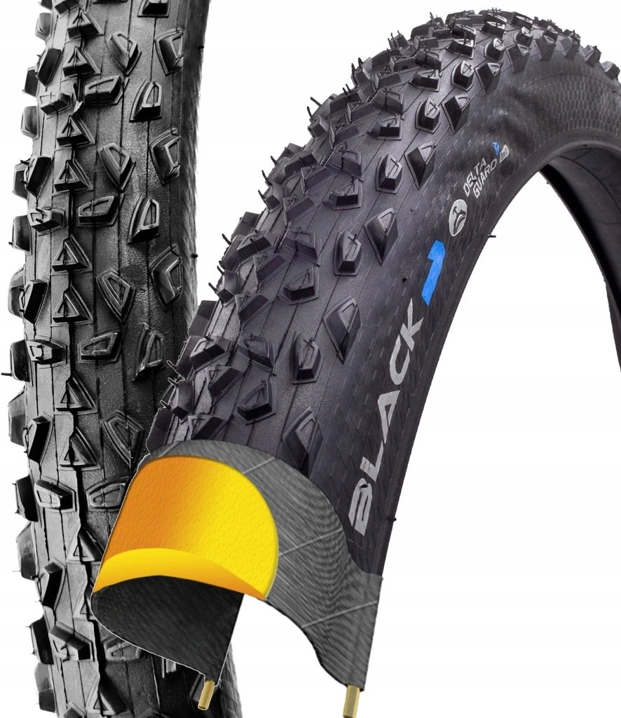 BlackStone 29x2,40 opona rowerowa 60-584 60TPI wkładka antyprzebiciowa ...
