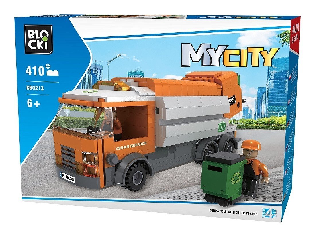 Blocki MyCity, klocki Śmieciarka - Blocki | Sklep EMPIK.COM