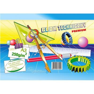 Blok techniczny A3 250g - IKS | Sklep EMPIK.COM