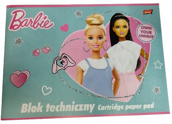 Blok Techniczny A4 Barbie 10 + 1 Arkuszy - Unipap | Sklep EMPIK.COM