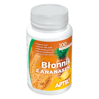 Błonnik Z Ananasem 100 Tabletek | Sklep EMPIK.COM