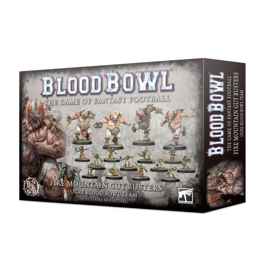 Blood bowl: fire mountain gut busters ogre team - Games Workshop ...