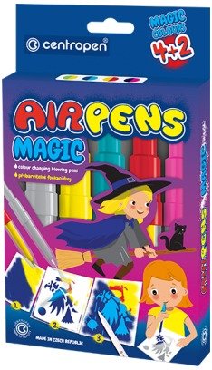 Blopens Airpens Magic 1549/4+2 +8 Szablonów, Centropen - CENTROPEN ...