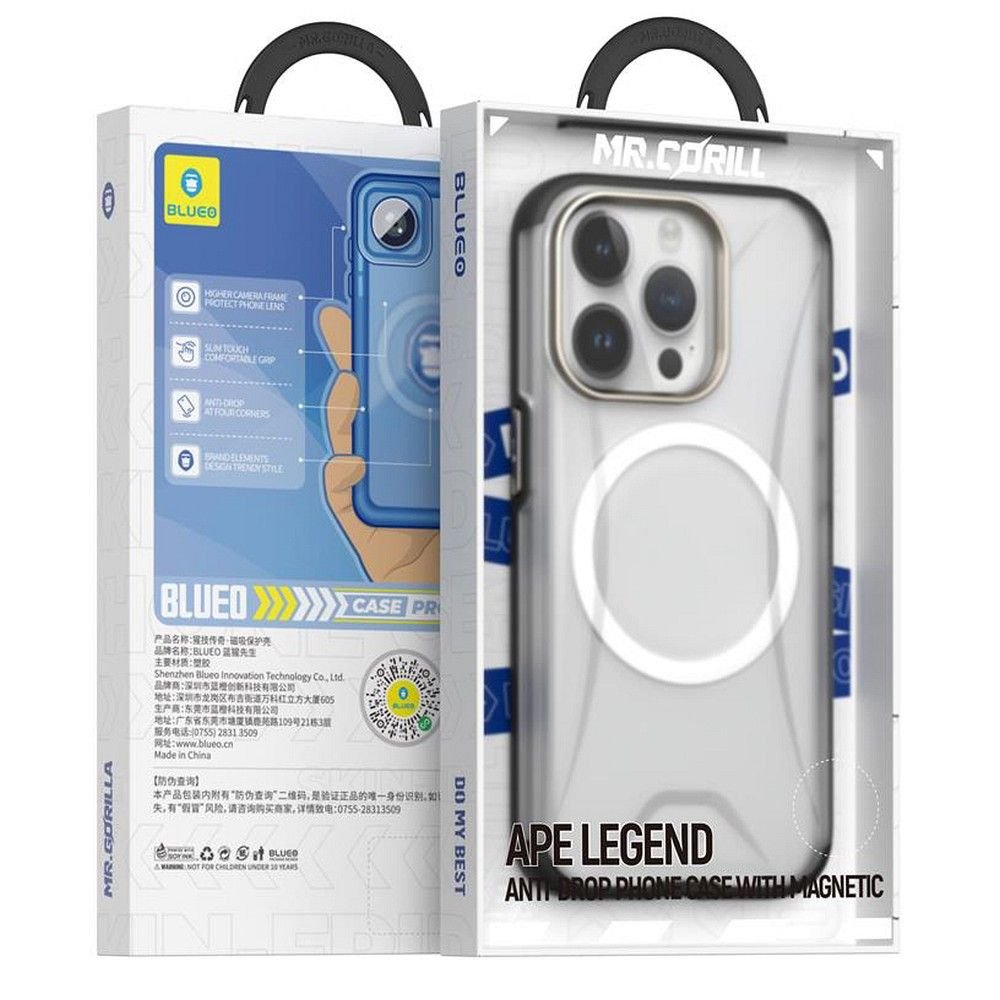 BLUEO APE Legend Anti-Drop Phone Case - Apple iPhone 16 Pro Max czarny ...