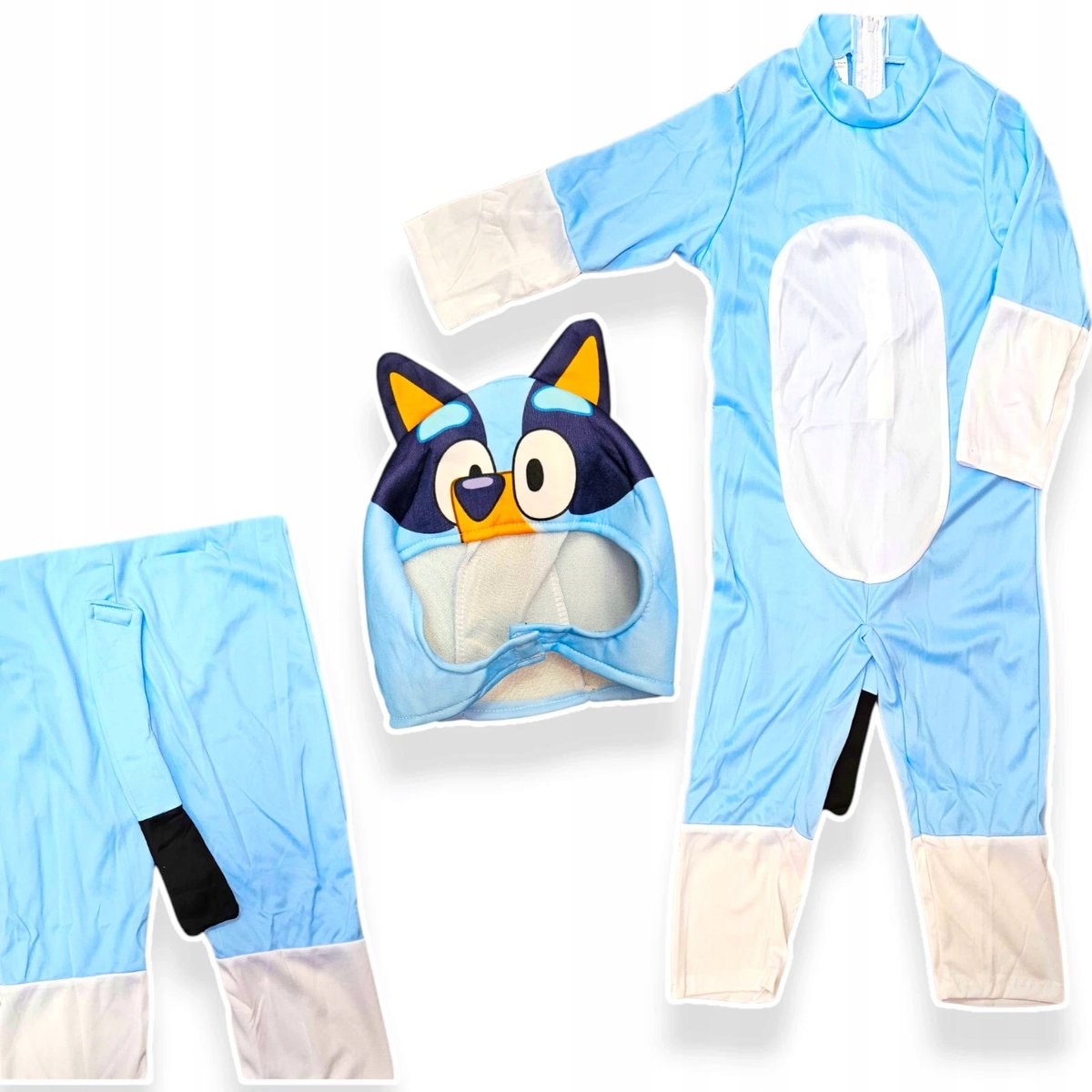 BLUEY I BINGO PRZEBRANIE DLA DZIECI KOSTIUM + MASKA ROZMIAR 130-140 NA ...