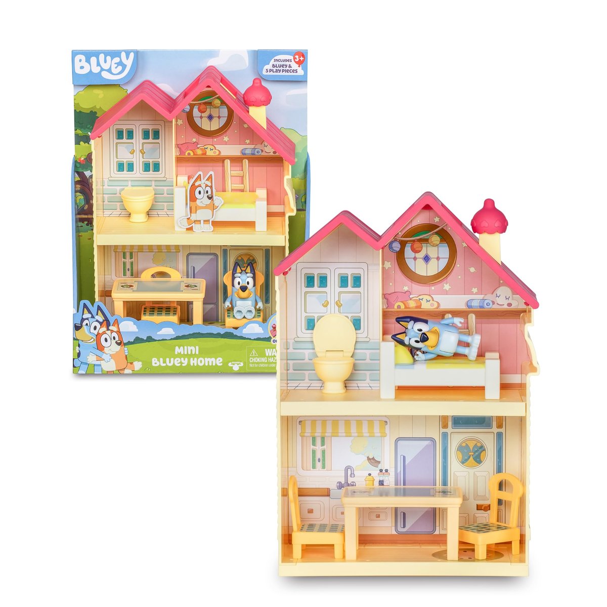 BLUEY - Mini Heeler Home Playset, Dog Toy House, uchwyt do zabawy i ...