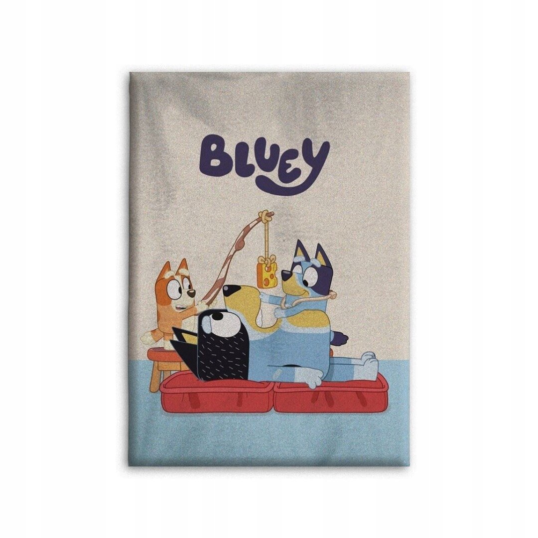 Bluey Pieski Blue Bingo Chili I Bandzi Koc Kocyk Polarowy Narzuta ...