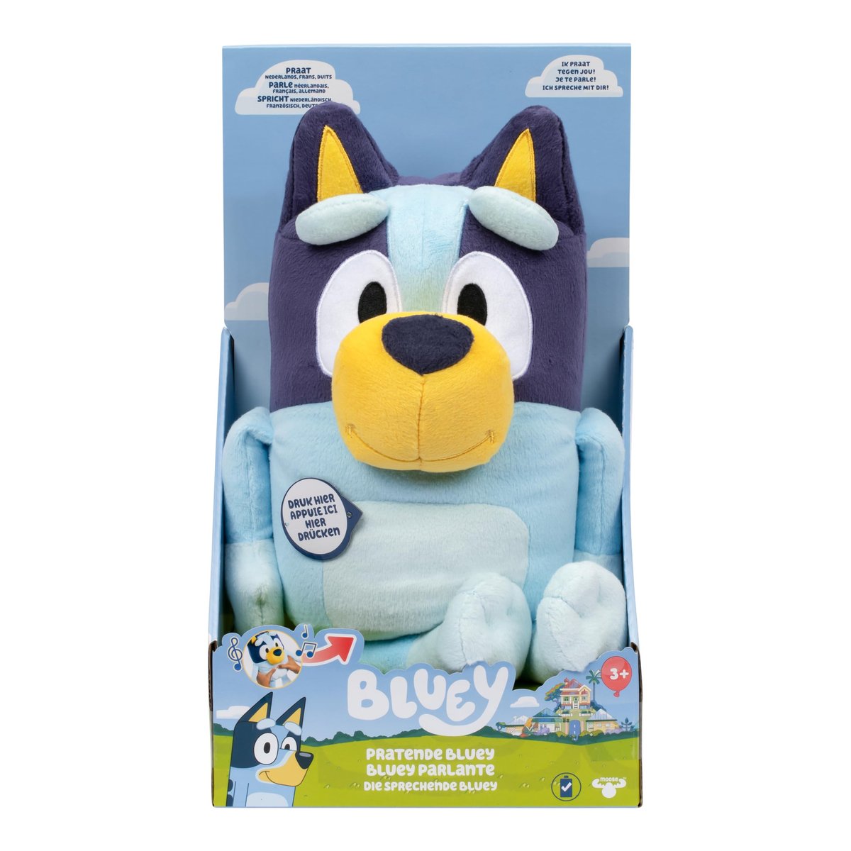 BlueY Pluszowa godzina Dodo 33 cm z kocem, naciśnij brzuch, aby ...