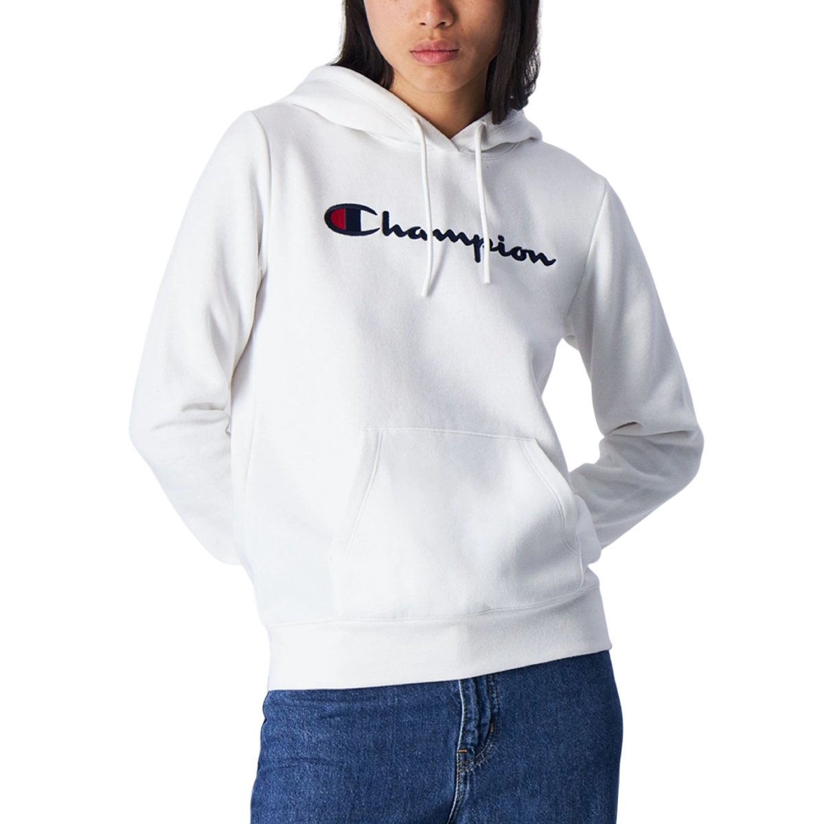 Bluza damska Champion Script Logo Light Fleece Hoodie 116579 r.XS ...