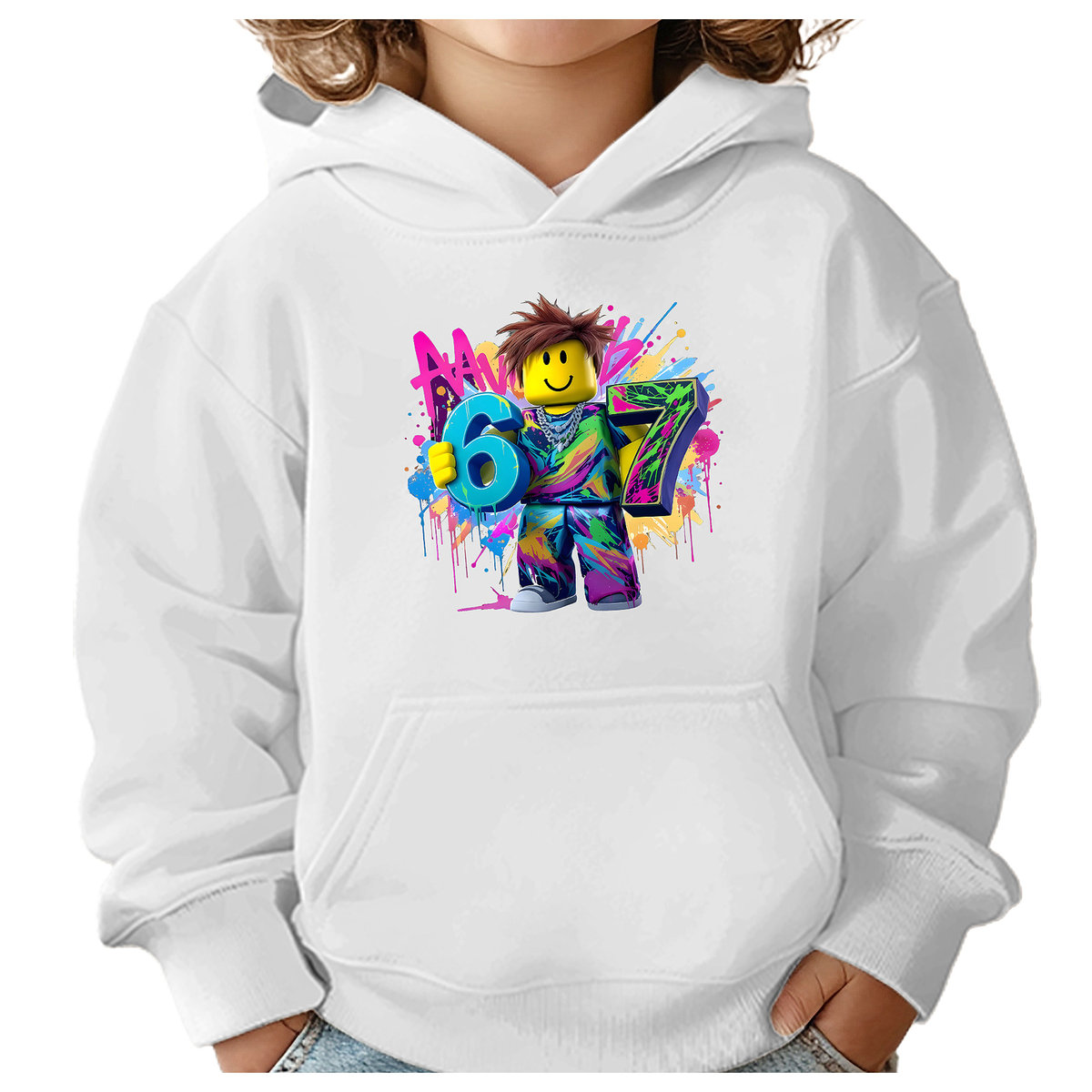 BLUZA DZIECIĘCA 67 SIX SEVEN VIRAL ROBLOX 110-116 CHŁOPIĘCA DZIEWCZĘCA ...