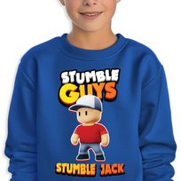 Bluza Dziecięca Niebieska Wiele Wzorów Stumble Jack Postaci Z Gier ...