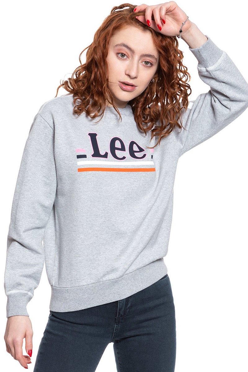 Bluza Lee Damska Logo Sws Grey Mele L36Gtxmp-Xs - LEE | Moda Sklep ...