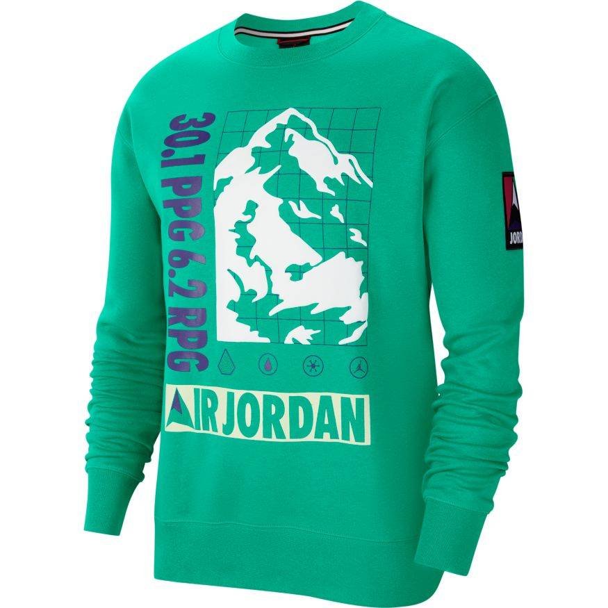 Bluza męska Air Jordan Winter Utility zielona - CT3491-370-M - AIR ...