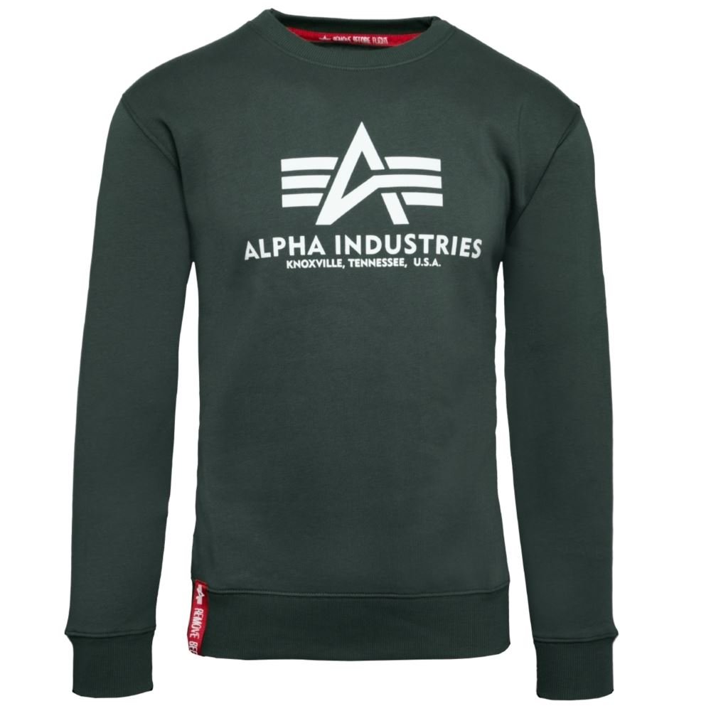 Bluza męska Alpha Industries Basic Sweater 178302-610 L - Alpha ...